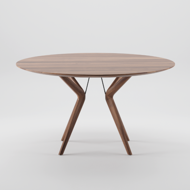 Lakri Round Table – Artisan | Europeisk valnöt | Design Regular Company