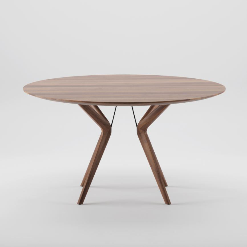 Lakri Round Table – Artisan | Europeisk valnöt | Design Regular Company